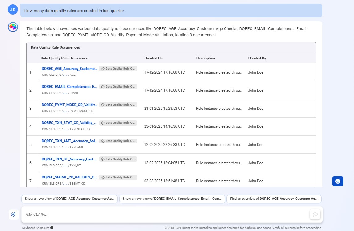 Claire Gpt Data Quality Use Cases And Best Practices Informatica